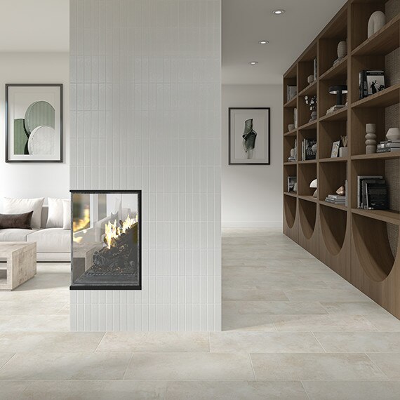 Color Story Pinstripes - Ice White