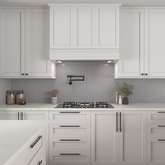 Color Wheel Mosaic - Suede Gray