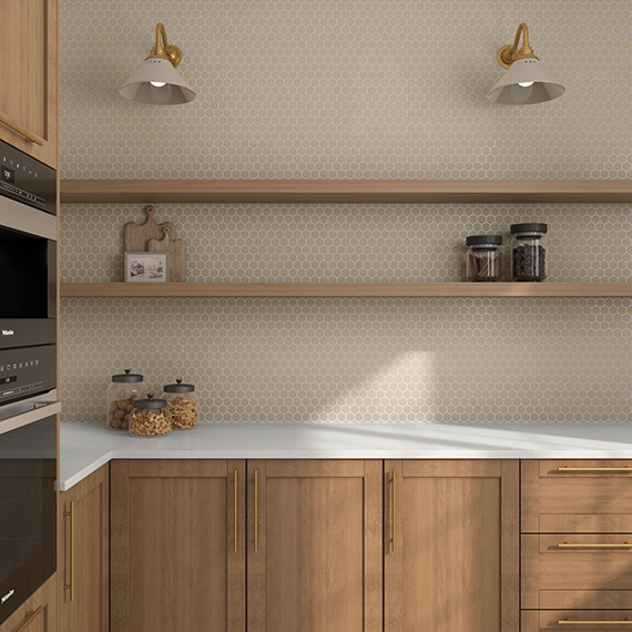 Color Wheel Mosaic - Matte Urban Putty