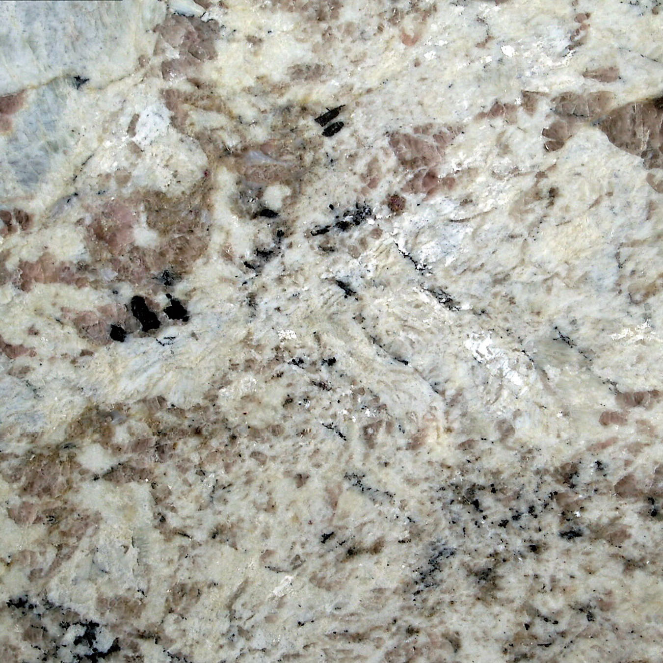 Granite - Natural Stone Slab - White Spring