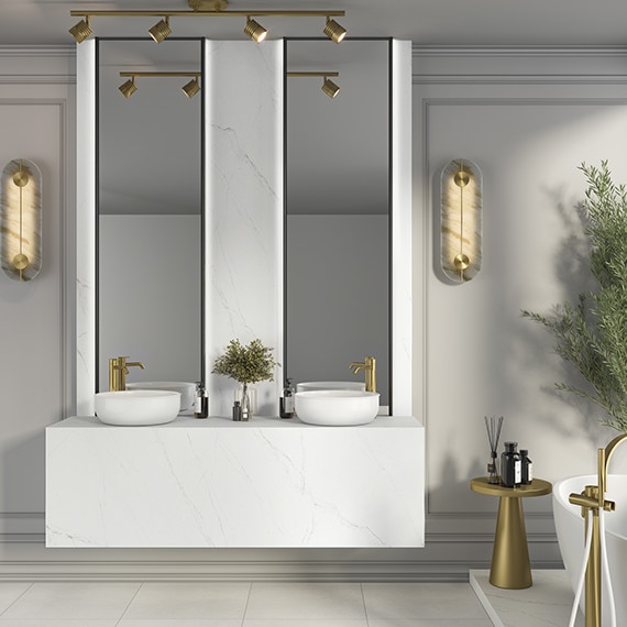 ONE Quartz - Marble Look - Calacatta Royale