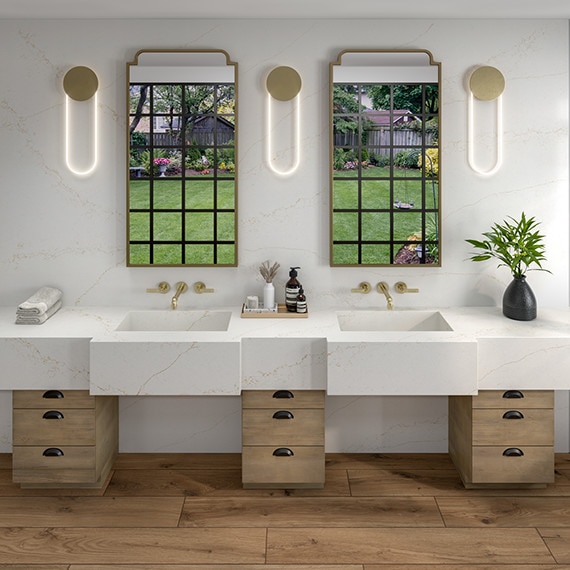 ONE Quartz - Marble Look - Valor Gold