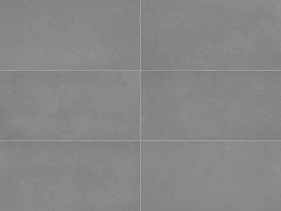 Durable Gray Floor Tiles with Cement Look for Versatile Commercial Use