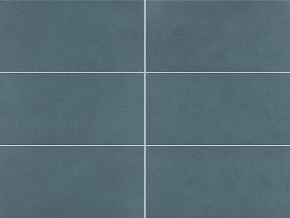Blue Cement look Floor Tile for Commercial Use: for High-Traffic Areas