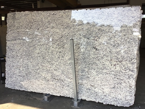 Granite - Natural Stone Slab - Ashen White