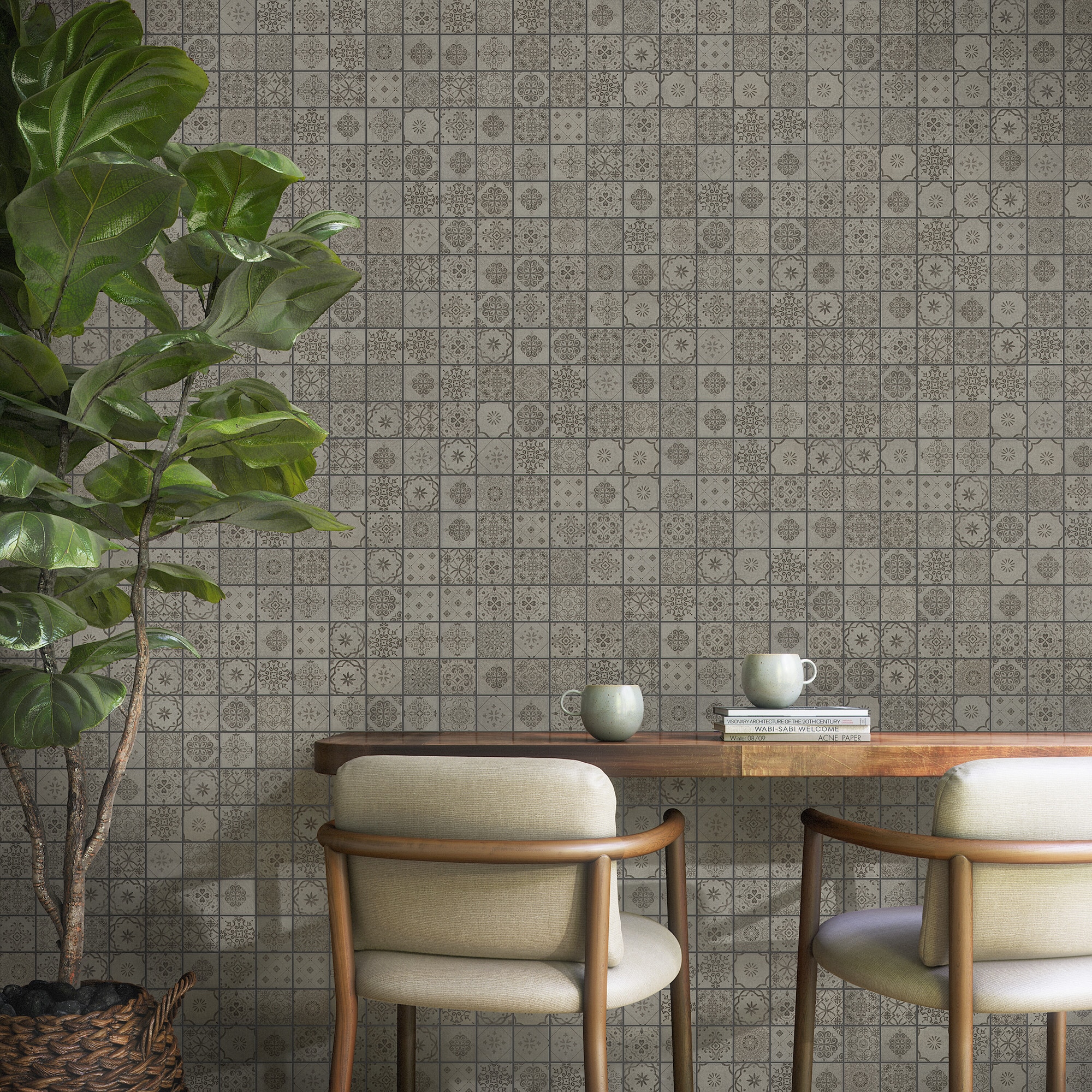 Moroccan Concrete - Aziza - Gray