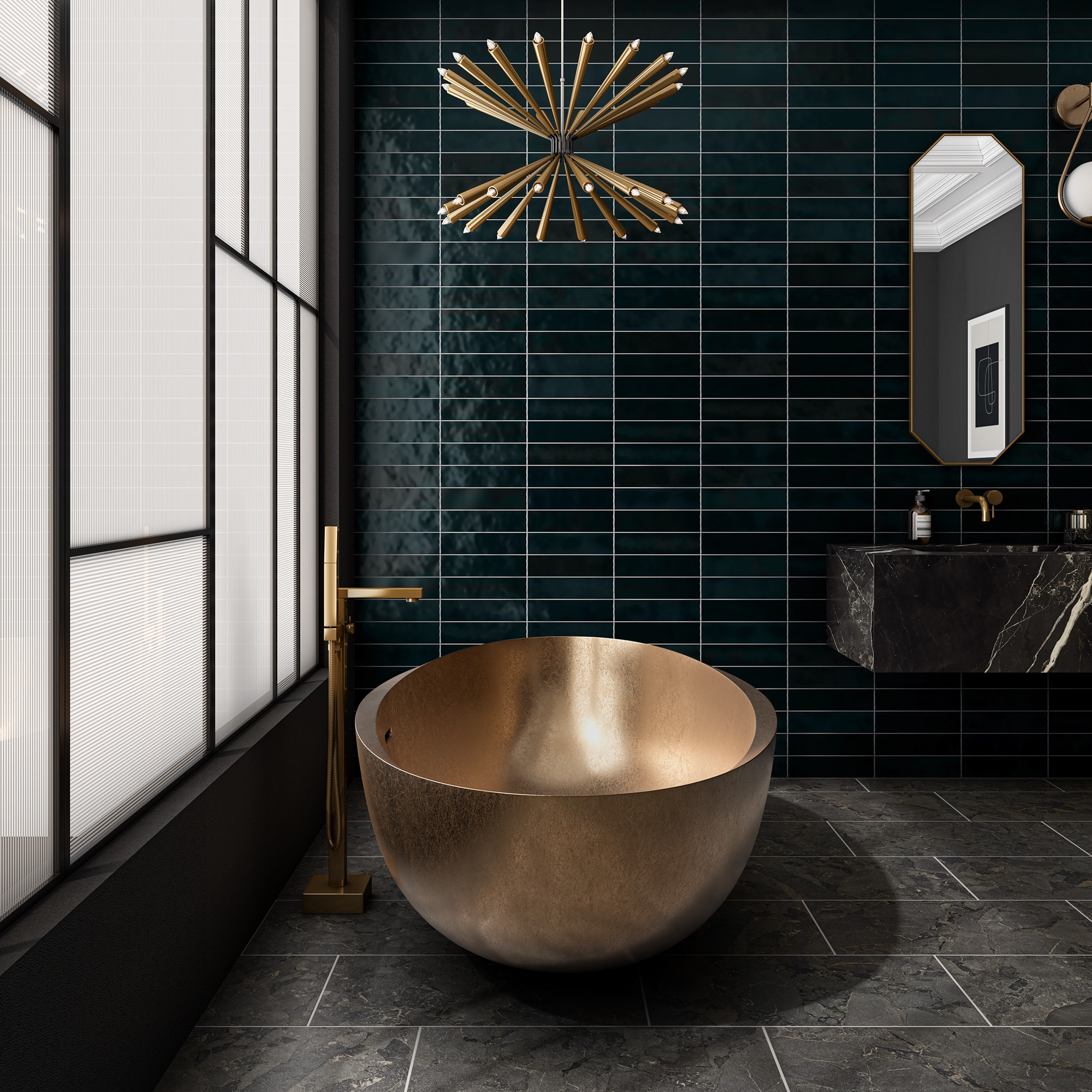 Zellige Neo - Carbone