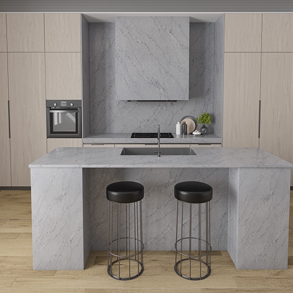 ONE Quartz - Marble Look - Amazonite Grey